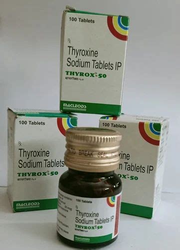 Thyrox 50 Mg Tablet At ₹ 300bottle Thyroxine Sodium Tablets In