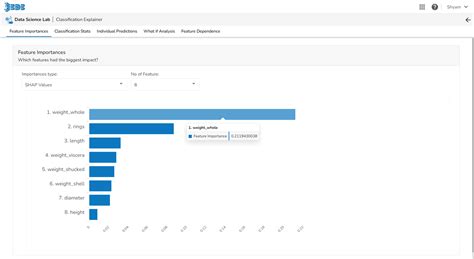 Classification Model Explainer Data Science Lab