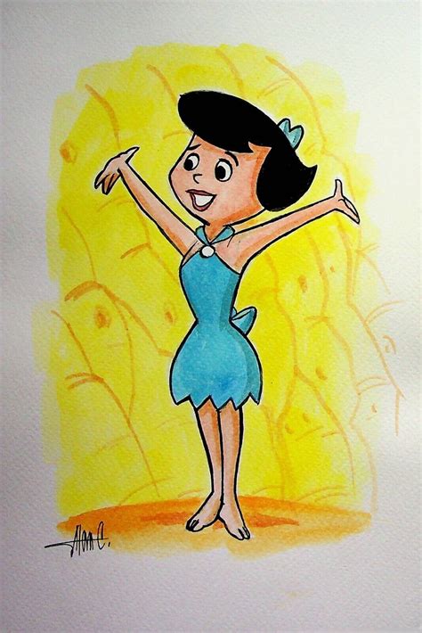 Betty Rubble By Animation Artist In Arthur Chertowskys Other