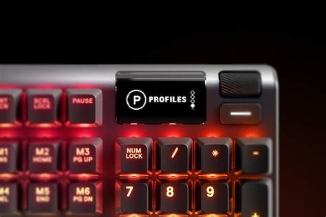 SteelSeries Apex 7 OLED Mechanical Gaming Keyboard QX2 Blue Switches F 1Tech Computers