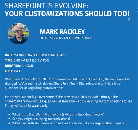 Sharepoint Is Evolving So Should Your Customizations Microsoft