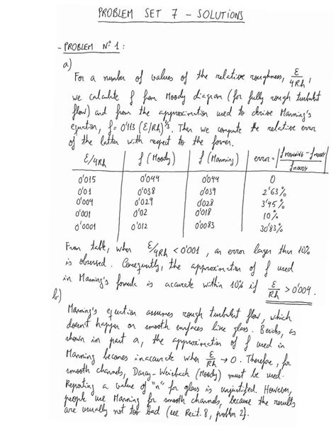 SOLUTION Solutions To The Seventh Problem Set On Engineering Mechanics Ii Studypool