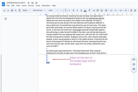 How To Delete A Page In Google Docs