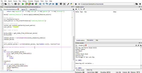 Sagar Vasaikar On Linkedin Dataanalysis Python Movierecommendation