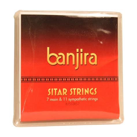 Banjira Sitar String Set Std 7 Light Sitar Accessories Dulcimer