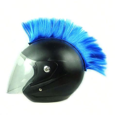 Helmet Mohawk Wig Adhesive Mohawk For Motorcycle Bicycle Ski Snowboard