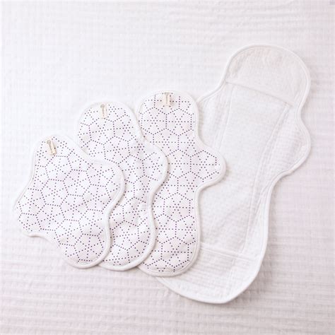 퍼플 퍼플라인 대나무 면생리대소중대오 Naturesu First Korean Bamboo Cotton Sanitary Pads For Women