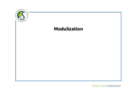 15 3 Modulization 15 3 Modulization