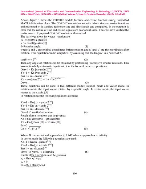 Implementation Performance Analysis Of Cordic Pdf