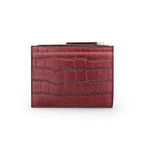 Giovanni Raspini Portacarte Con Zip Pelle Croco Scintille Shop