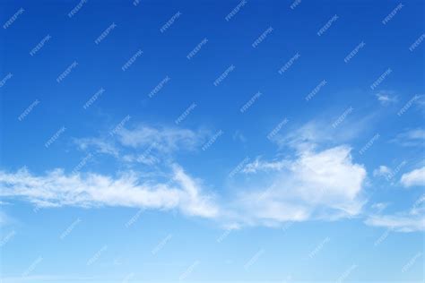 Premium Photo Stratiform Clouds In The Blue Sky