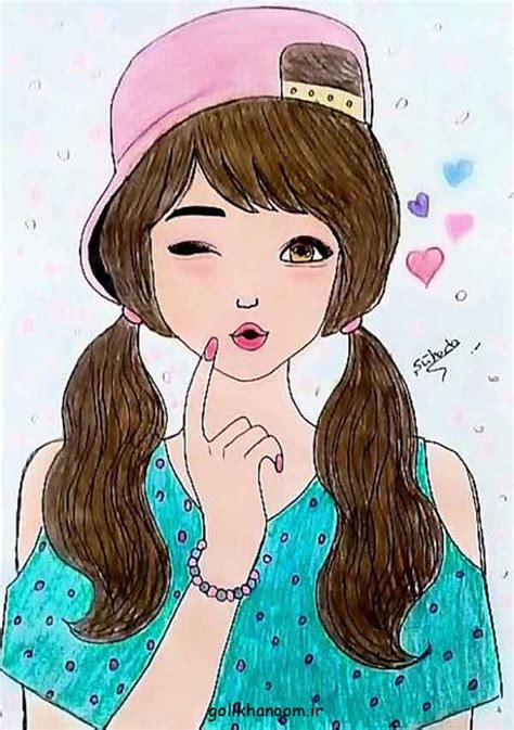نقاشی دخترانه بامزه 2024؛ به دنبال ایده‌های جدید گوگولی و بانمک هستید
