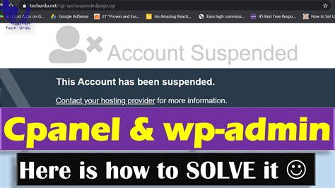 Account Suspension Cpanel Wp Admin Suspended NJMH Gaming