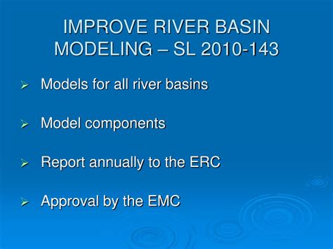 Ppt Water Allocation Committee River Basin Hydrologic Model Development Schedule Powerpoint
