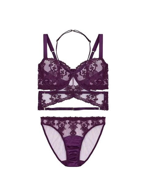 Cecilia Balcony Bra Brief And Harness Set Fleur Of England