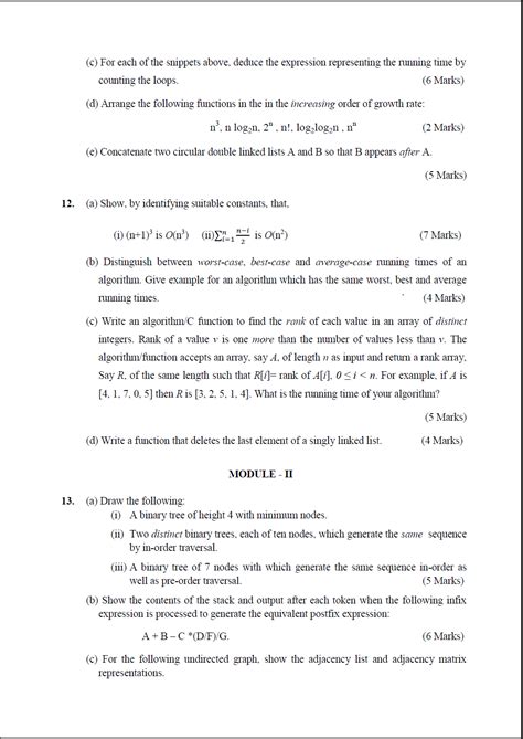 Kerala University Btech Data Structures And Algorithms Fr 2014