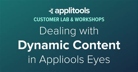 dealing with dynamic content in applitools eyes ai powered end to end testing applitools