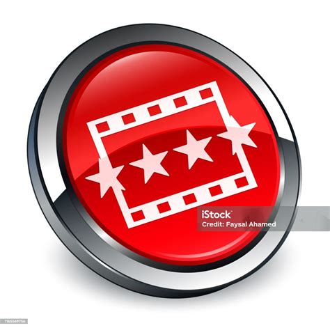 영화 리뷰 아이콘 3d 빨간색 둥근 버튼 0명에 대한 스톡 벡터 아트 및 기타 이미지 0명 3차원 형태 검사 보기 Istock