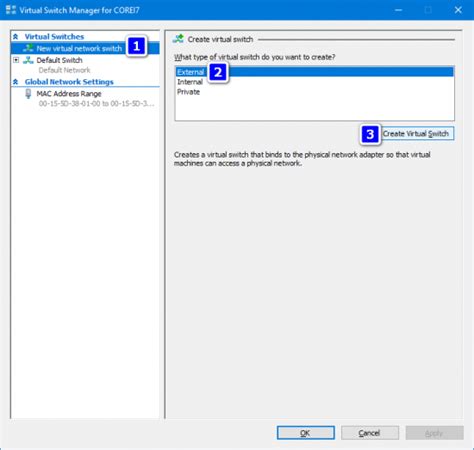 Allow Remote Access To Hyper V VM From LAN Internet Create External Switch