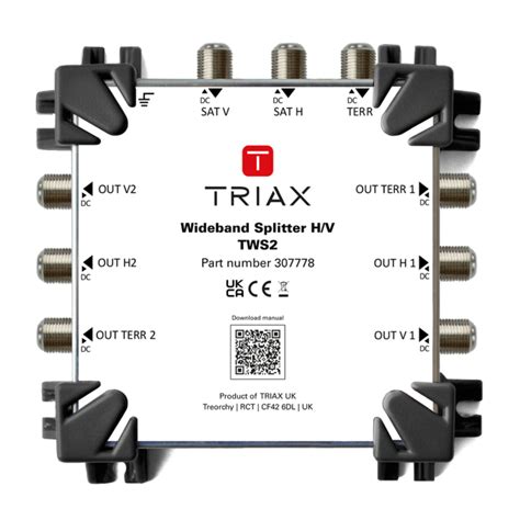 Triax Tws2 Wideband Splitter Eurosat Scotland Ltd
