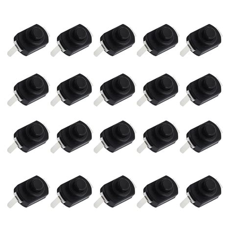 20 Pcs Electric Torch Flashlight On Off Replacement Flashlight Push 20 Pcs Electric Torch Flashlight On Off Replacement Flashlight Push