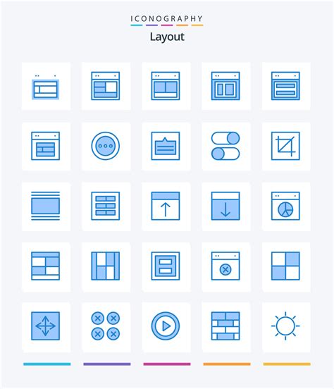 Creative Layout 25 Blue Icon Pack Such As Loading Ellipsis Order Wireframe Links 19273597