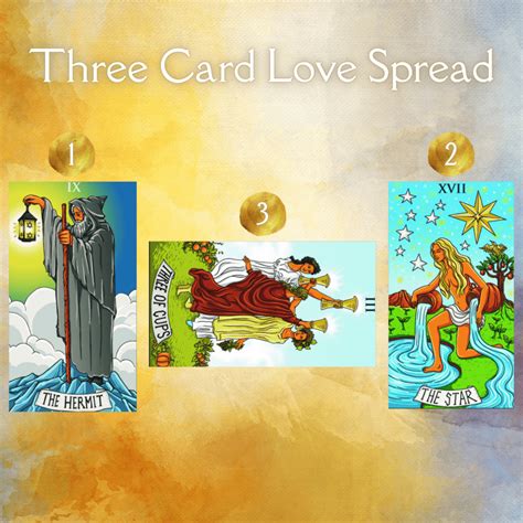 Three Card Love Spread Tarot Card Readings