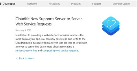 Apple Adds Server Api To Cloudkit Unlocking New Developer Possibilities For The Icloud Service