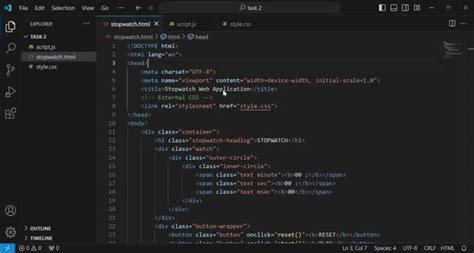 task 2 at prodigy info tech develop stopwatch web application using html css javascript
