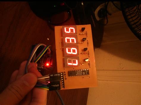 arduino serial 7 segments display 3 steps instructables