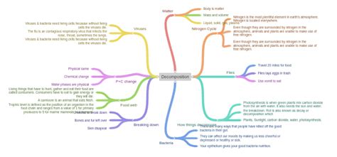 Decomposition Coggle Diagram