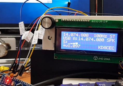 Standalone Signal Analyzer I2C Type Signal Meter For UBITX 1 Create And Use With Character LCD