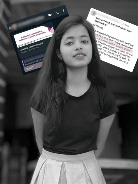 Komal Linkedin Linkedinforcreators Komal Sinha 262 Comments