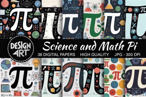 Science And Math Pi Background Graphic By Design Art · Creative Fabrica
