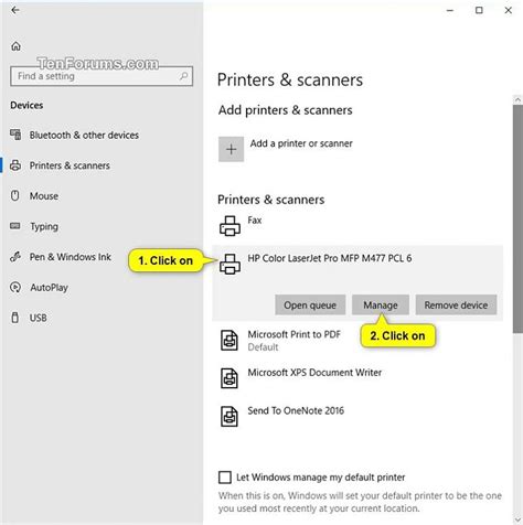 How To Set A Default Printer In Windows 10 Tutorials Free Word Template