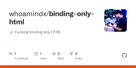 Github Whoamindx Binding Only Html Fucking Binding Only Html