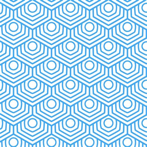 Geometric Blue Line Hexagon Patterns Abstract Backgrounds Modern Line Ornament Textures Fabric