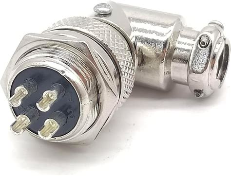 FENGGX16 Right Angle Connector 4 Pin Male Socket And Female Plug 240522 Walmart Com