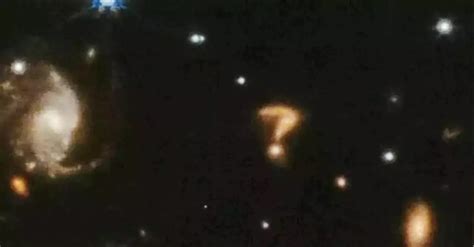 Mysterious Glowing Question Mark Spotted In Space Australia