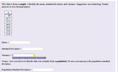 Solved This Data Is From A Sample Calculate The Mean