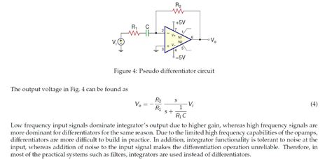 Solved 2 5v R1 C Figure 4 Pseudo Differentiator Circuit