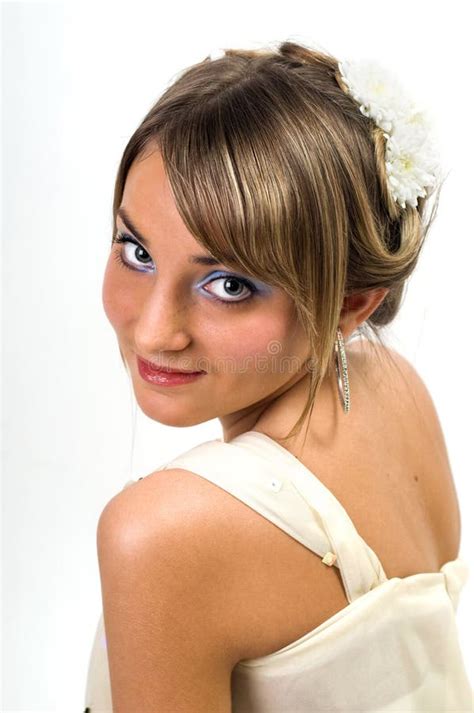 The Blonde In Romantic Style Stock Image Image Of Beautiful Skin