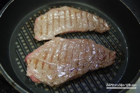 집에서 스테이크 만들기