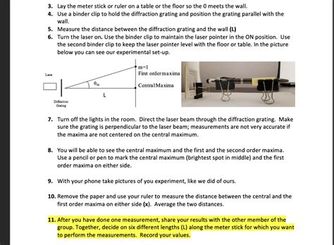 Lab Diffraction And Interference Of Light Chegg