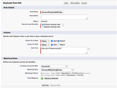 Duplicate Rules And Matching Rules In Salesforce Apex Hours Duplicate Rules And Matching Rules In Salesforce Apex Hours