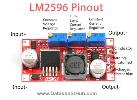 Lm2596 Dc Dc Step Down Cc Cv Power Supply Module Datasheet Hub