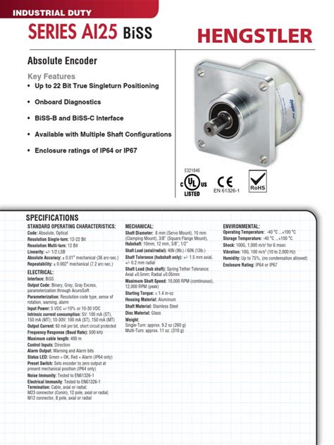 ficha tecnica encoder pdf