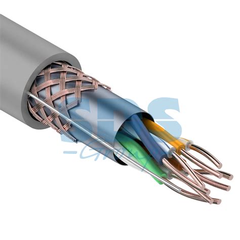 Кабель SFTP CAT 5e, PVC, 4PR, 24AWG, INDOOR, SOLID, серый, 305м | 01 ...