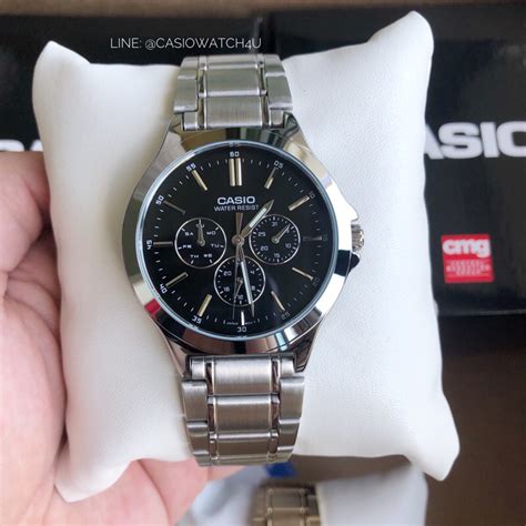 Casio ของแท้ Cmg นาฬิกาข้อมือผู้ชาย Mtp V300d 1a Mtp V300d 7a Mtp V300g 1a Mtp V300g 9a ประกัน