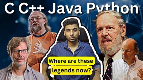 Who Builded C C Java Python Where Are These Legends Now 😱 Coding Programming Shorts Youtube